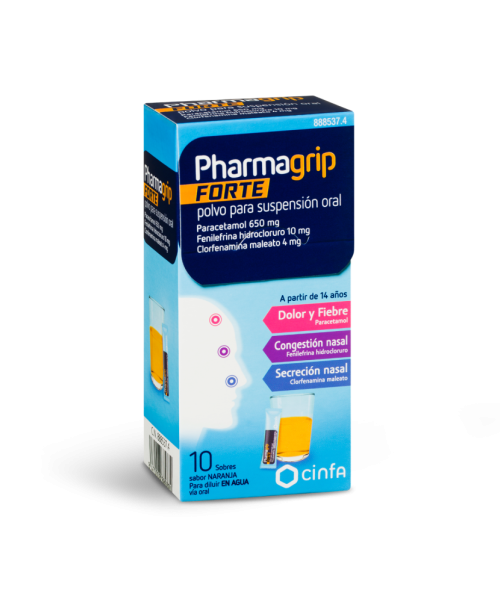 Pharmagrip forte 10 sobres | comprar al mejor precio