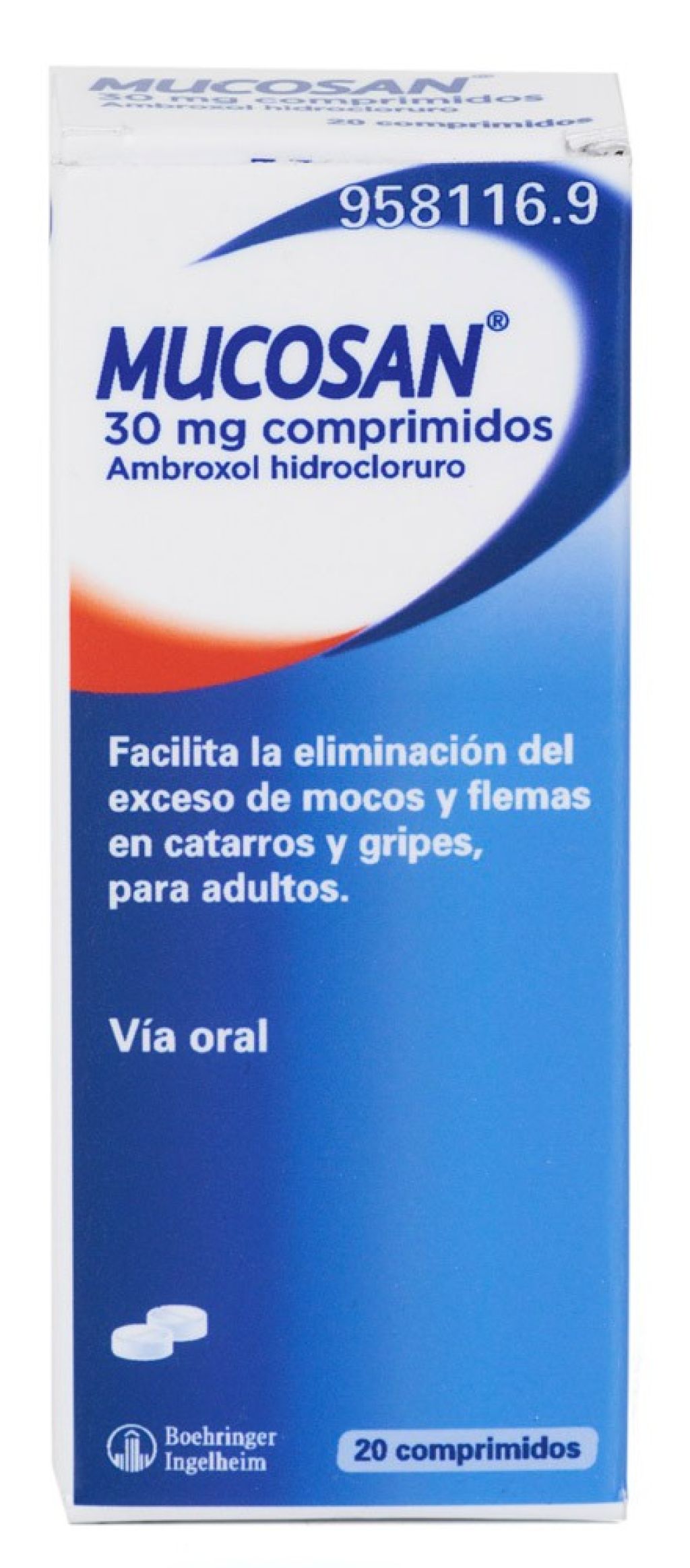 Mucosan 30 mg 20 comprimidos | comprar al mejor precio