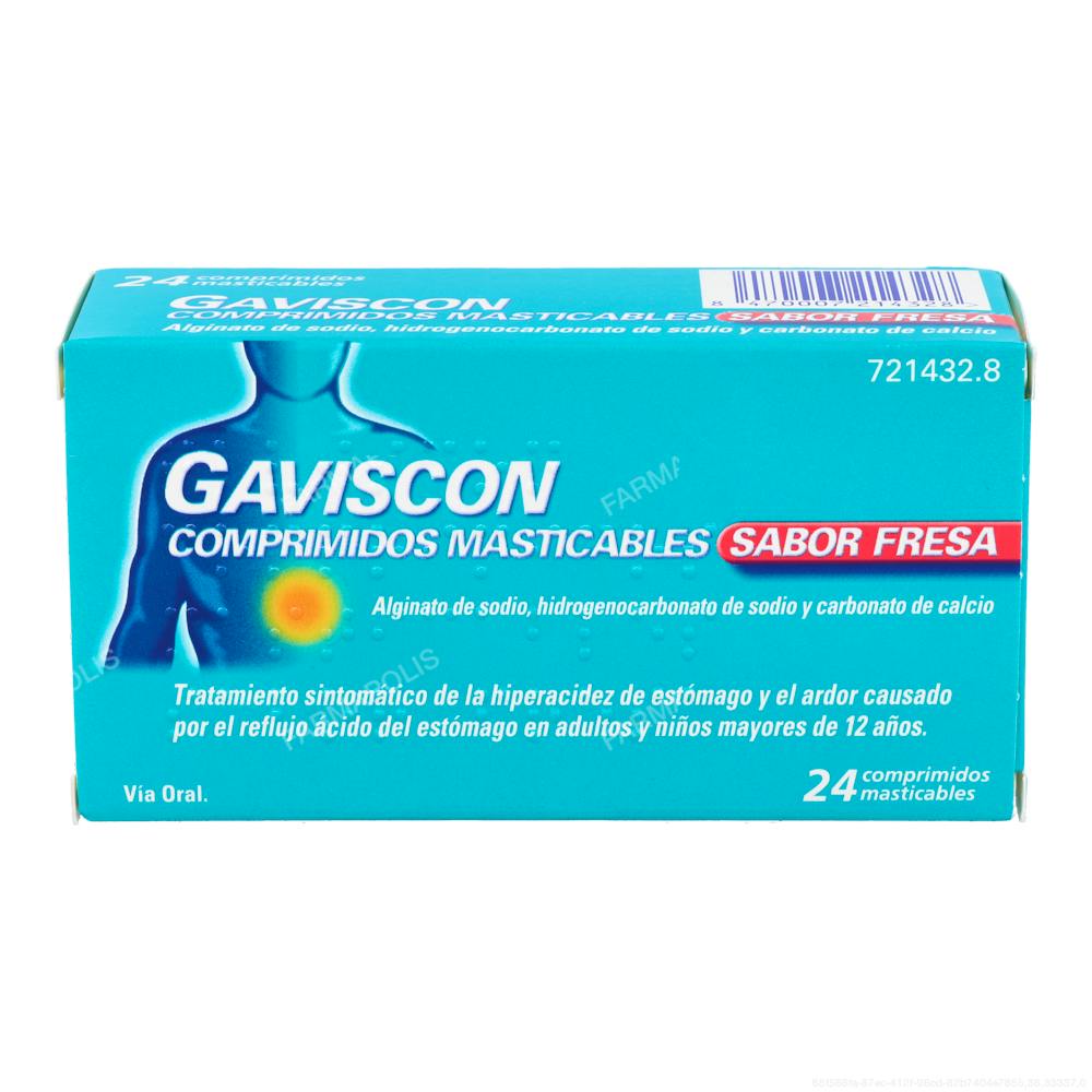 Gaviscon 24 comprimidos fresa | comprar al mejor precio