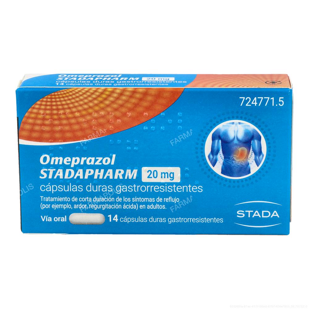 Omeprazol stadapharm 20mg 14 cápsulas gastrorresistentes | Olaiz