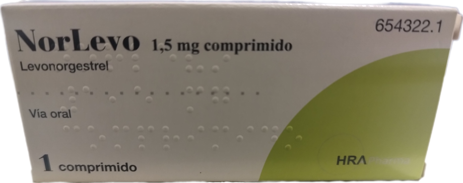 Norlevo 1,5 mg 1 comprimido pastilla del día después al mejor precio ...