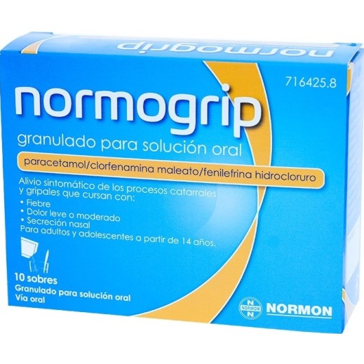Normogrip 10 sobres | comprar al mejor precio