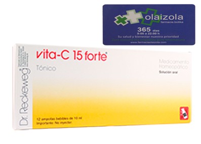 Dr. Reckeweg VITA-C 15 FORTE 12 Ampollas | Farmacia Olaiz