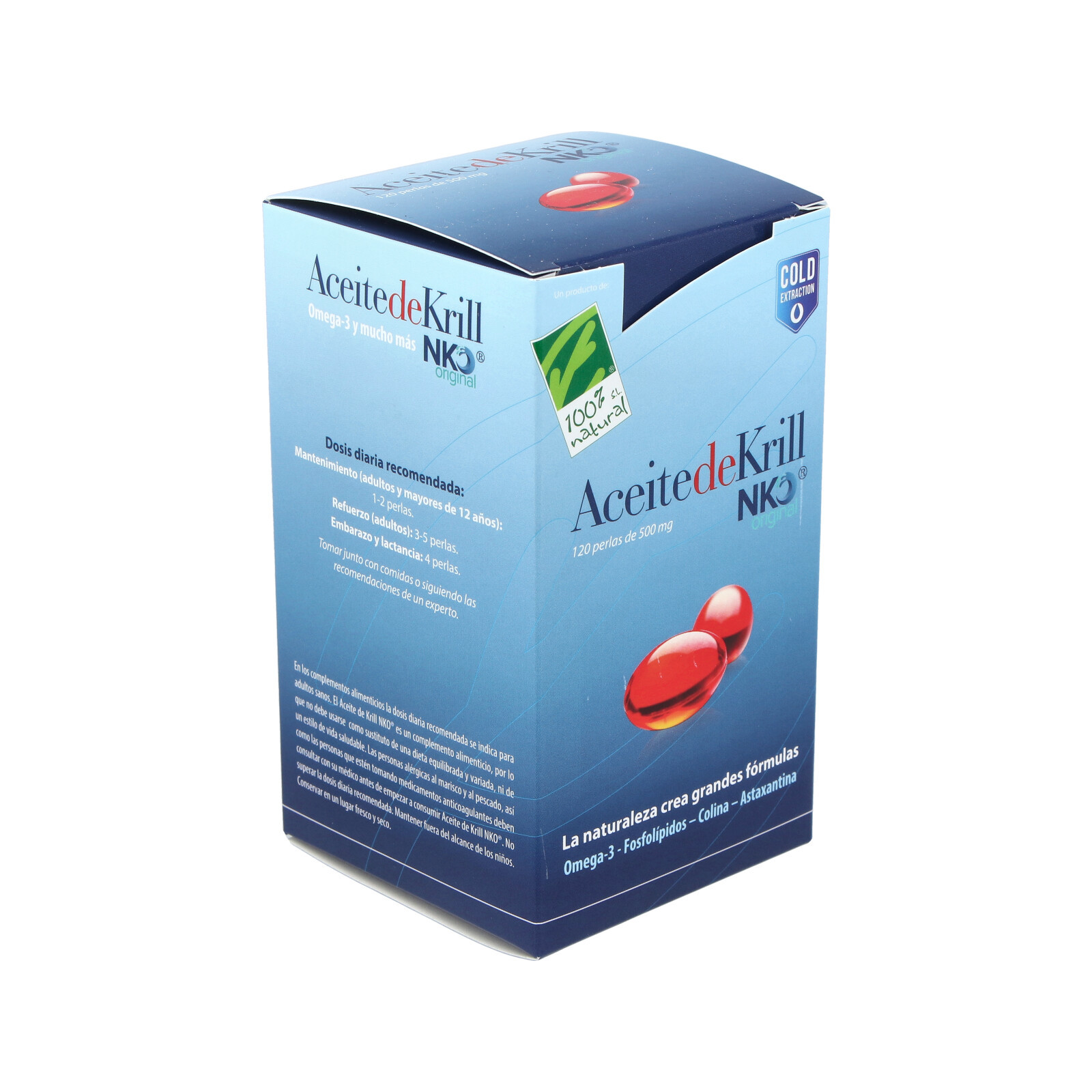 Aceite de Krill NKO 120 Cápsulas 100% Natural | Olaiz