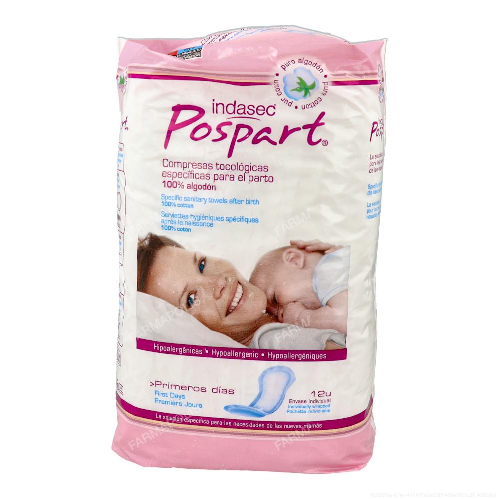 Compresas Postparto Indasec primeros días | Farmacia Olaiz