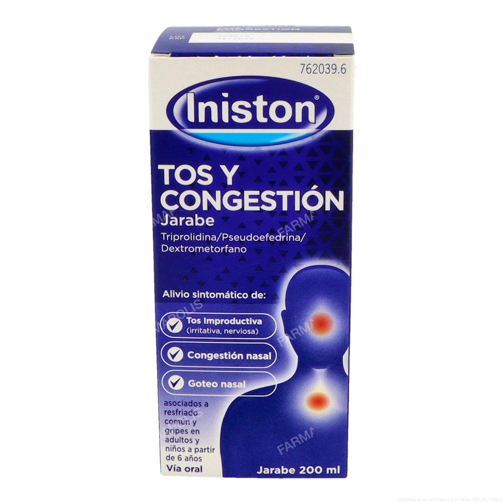 Iniston tos y congestión jarabe 200 ml | Olaiz