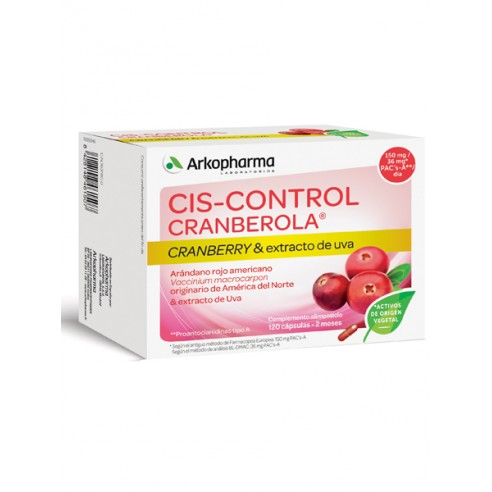 Arkopharma Cranberola Cis-Control 120 cápsulas | Farmacia Olaiz