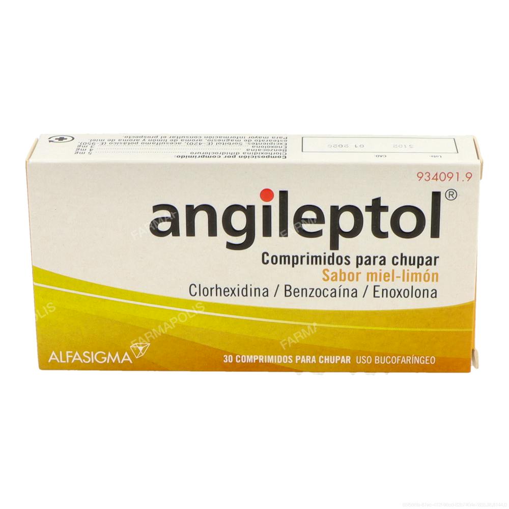 Angileptol miel y limón 30 comprimidos | Olaiz