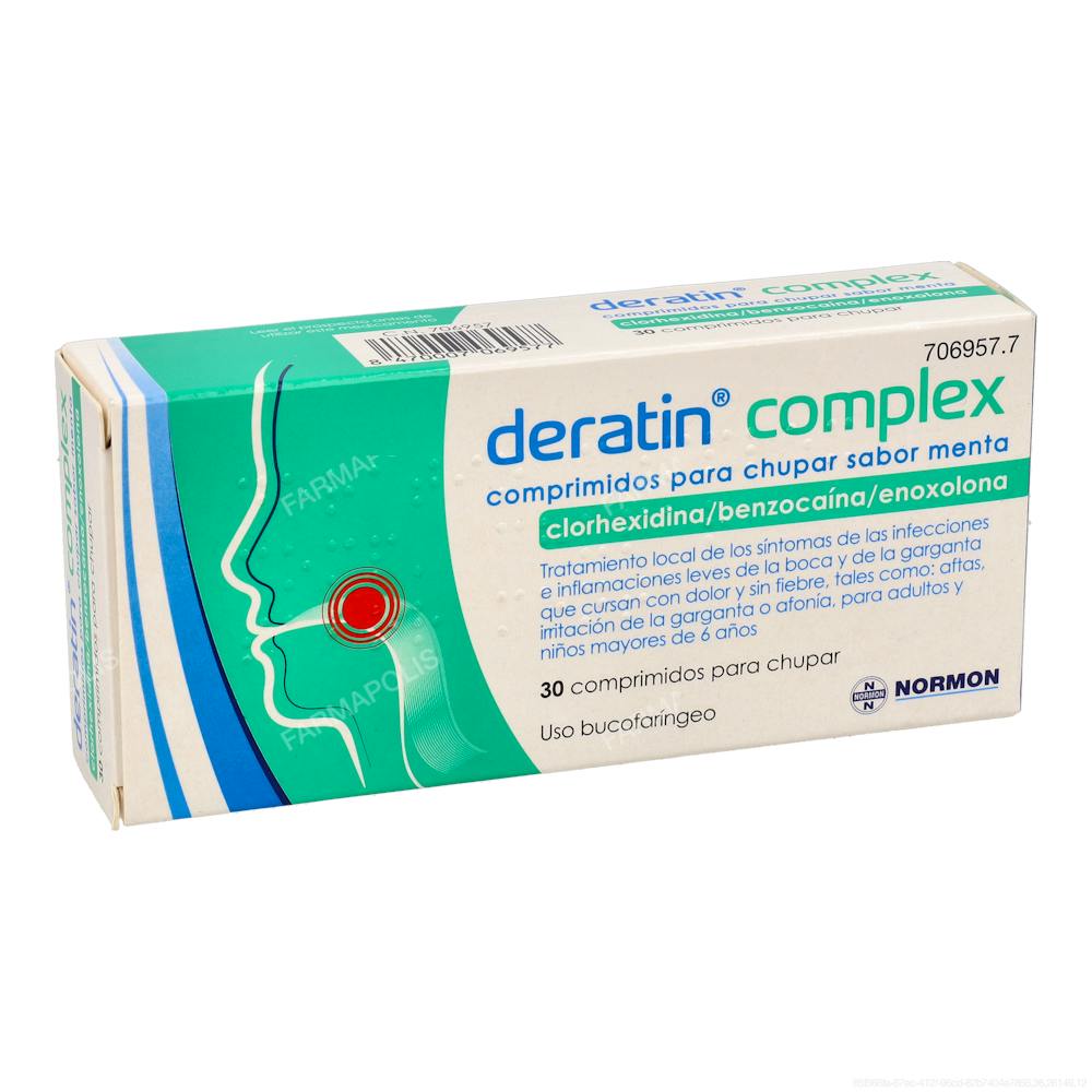 Deratin complex menta 30 comprimidos | Olaiz