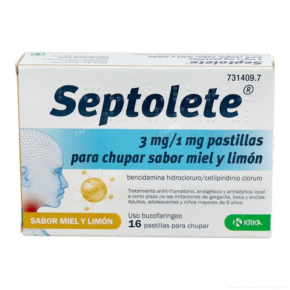 Septolete 16 pastillas | Olaiz