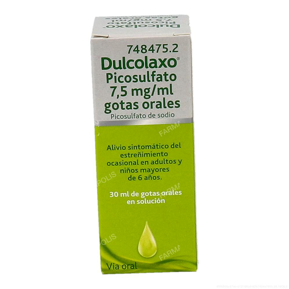 Dulcolaxo picosulfato 7.5 mg/ml gotas orales solucion 30 ml