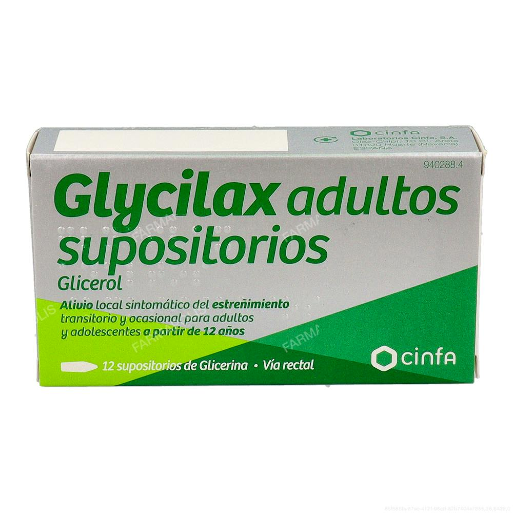 Supositorios glicerina glycilax adultos 12 supositorios | Olaiz