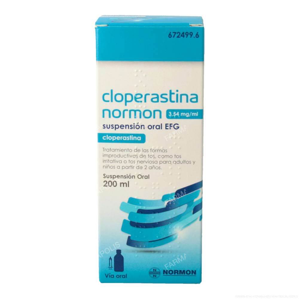 Cloperastina normon 3.54mg/ml jarabe 200ml | Olaiz