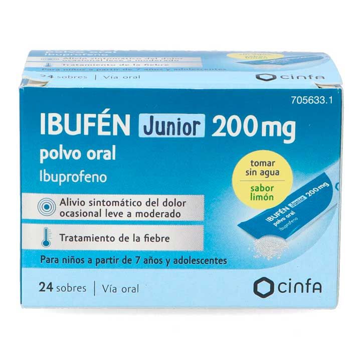 Ibufen junior 200mg 24 sobres - comprar al mejor precio