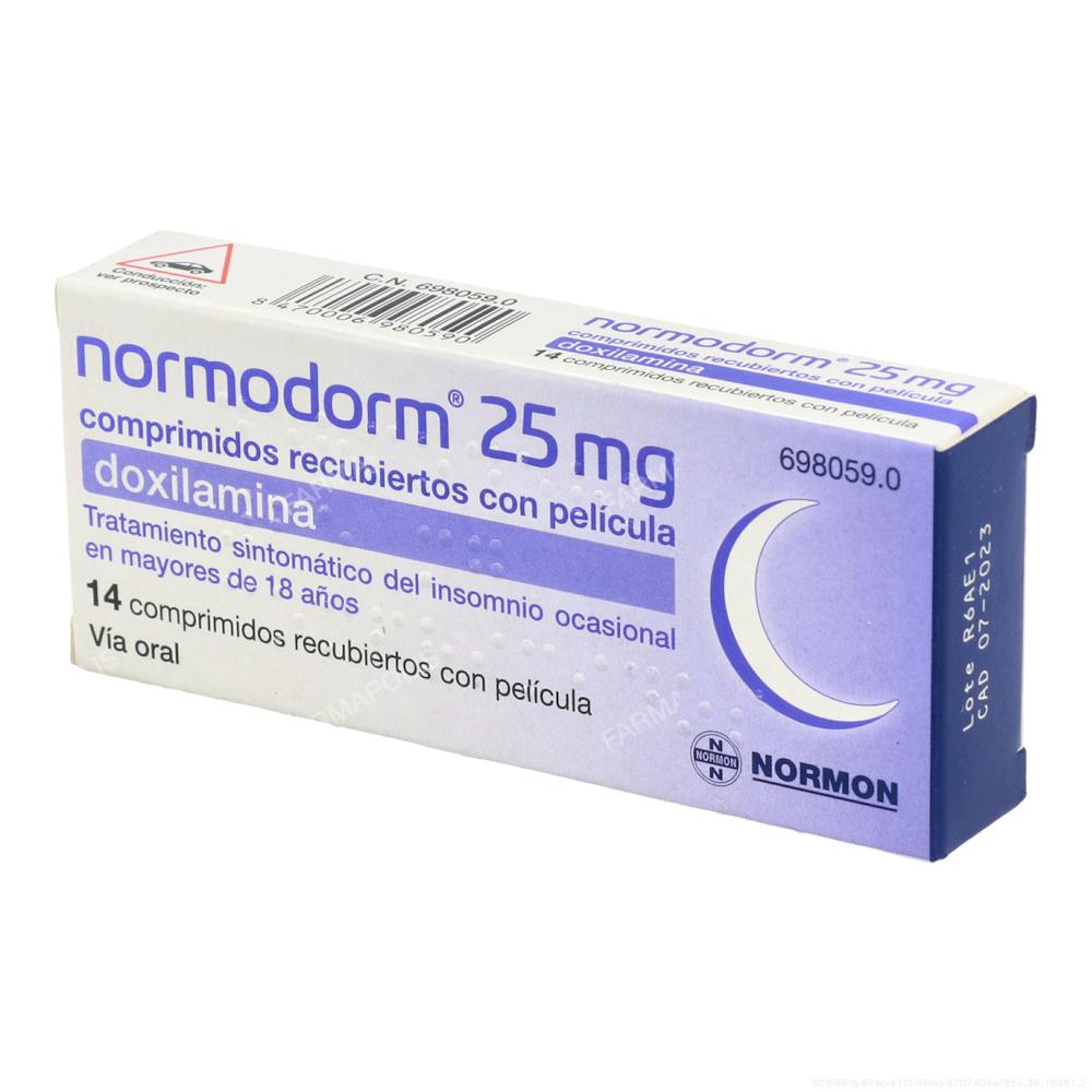 Normodorm 25mg 14 comprimidos | Olaiz