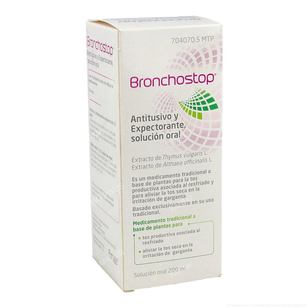 Bronchostop antitusivo y expectorante jarabe 200ml | Olaiz
