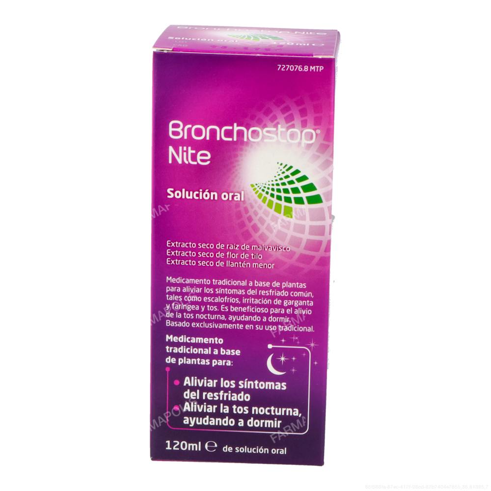 Bronchostop nite jarabe 120ml | Olaiz