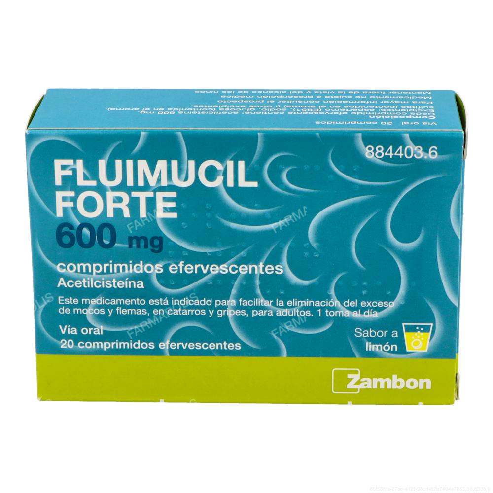 Fluimucil forte 600mg 20 comprimidos | Olaiz