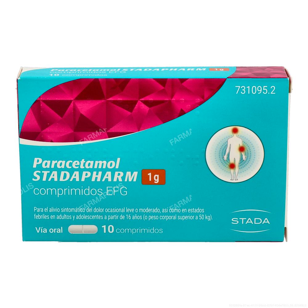 Paracetamol stadapharm 1g 10 comprimidos | Olaiz