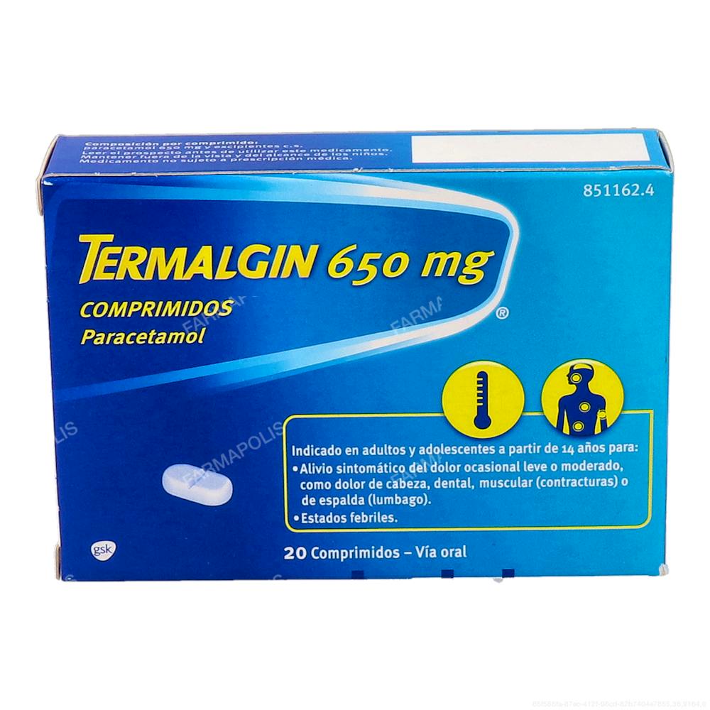 Termalgin 650 mg 20 comprimidos | Olaiz