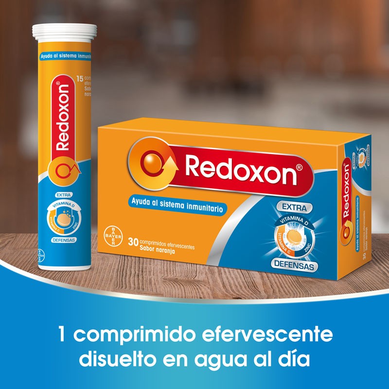 Redoxon Extra Defensas 30 comprimidos efervescentes | Olaiz
