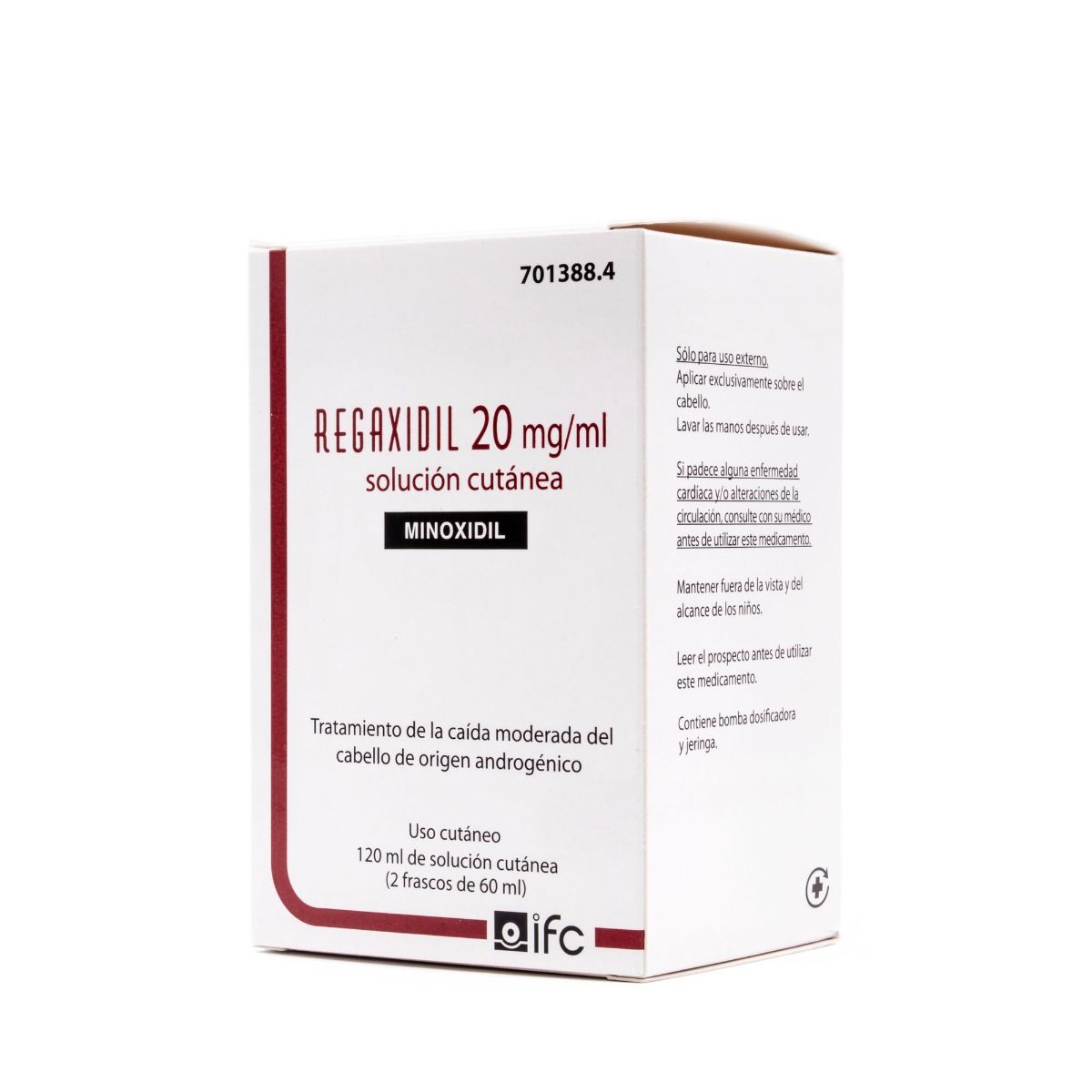 Regaxidil 20mg/ml solución cutánea 60 ml | Farmacia Olaiz