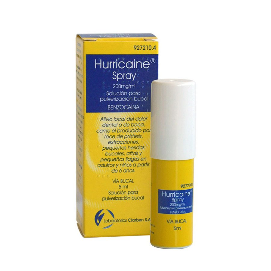 Hurricaine spray 5ml con benzocaína | Olaiz