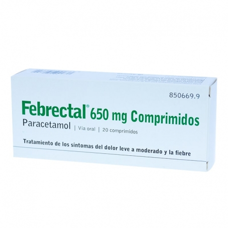 Febrectal (650 mg 20 comprimidos) : Farmacia Natural Olaiz, Tu Salud ...